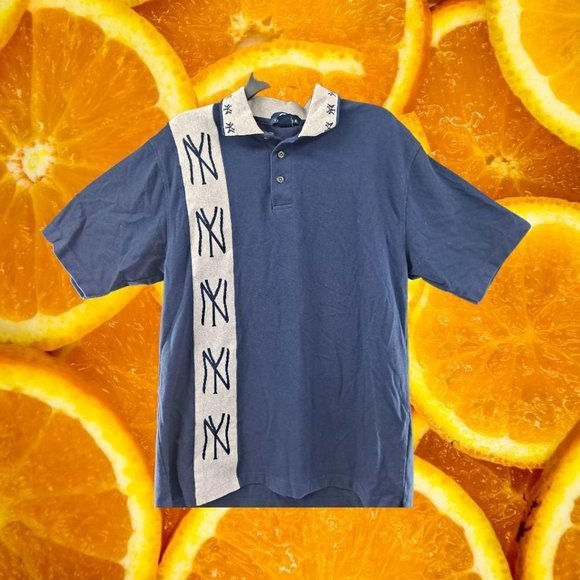 Vantage | Shirts | Vintage Ny Yankees Polo W Yankees Logo On Front And ...
